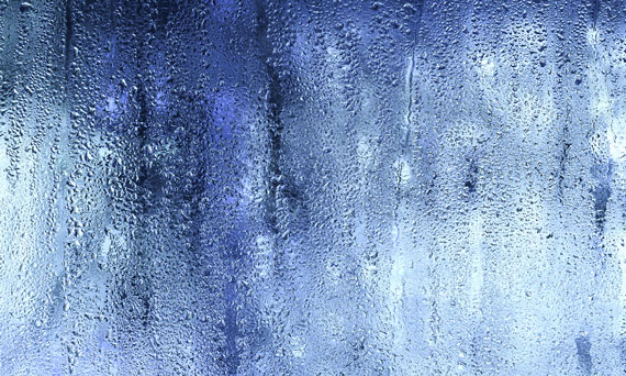 How does compressing air cause humidity?